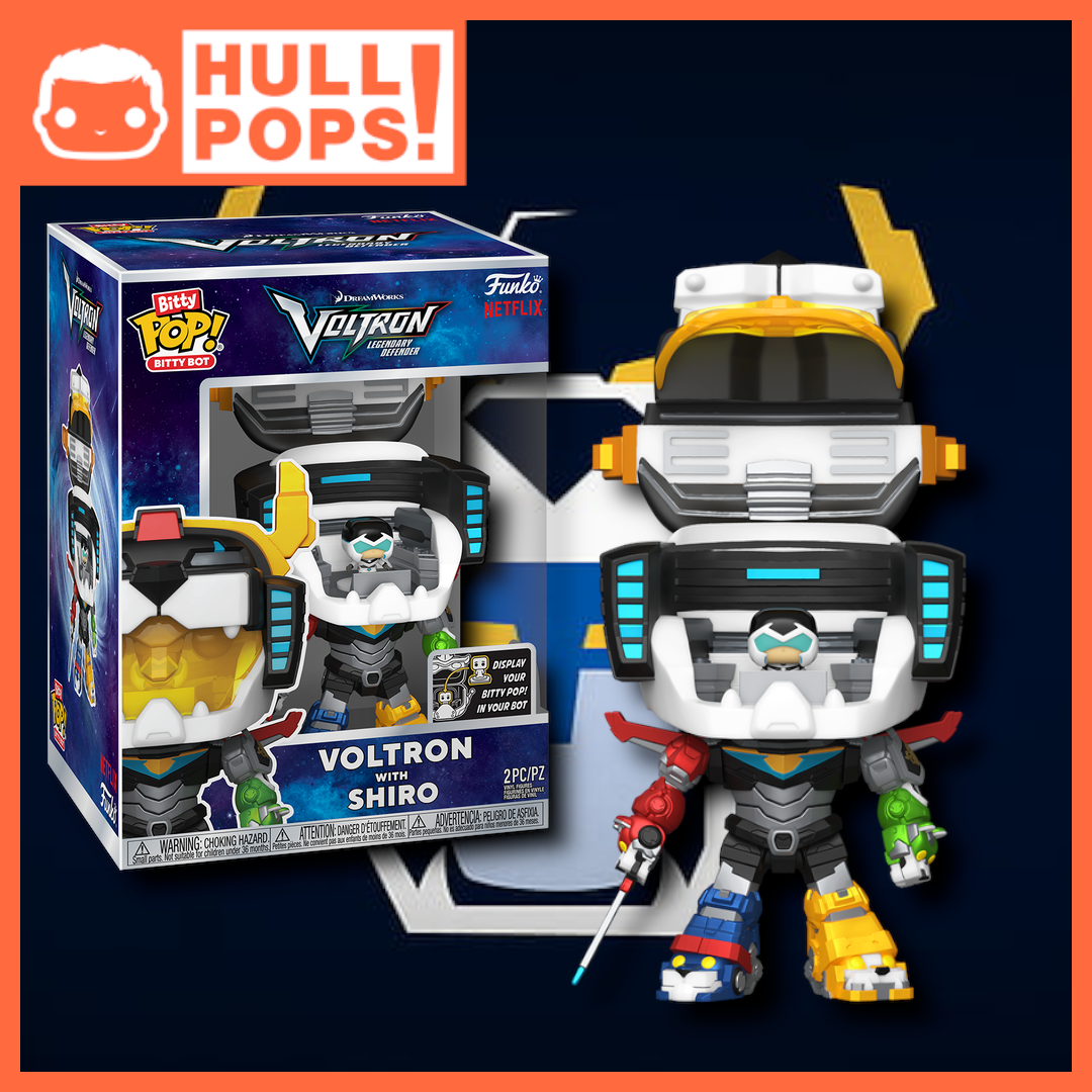 Bitty Pop! Bot - Voltron - Voltron With Shiro [Pre-Order] – Hull Pops Ltd