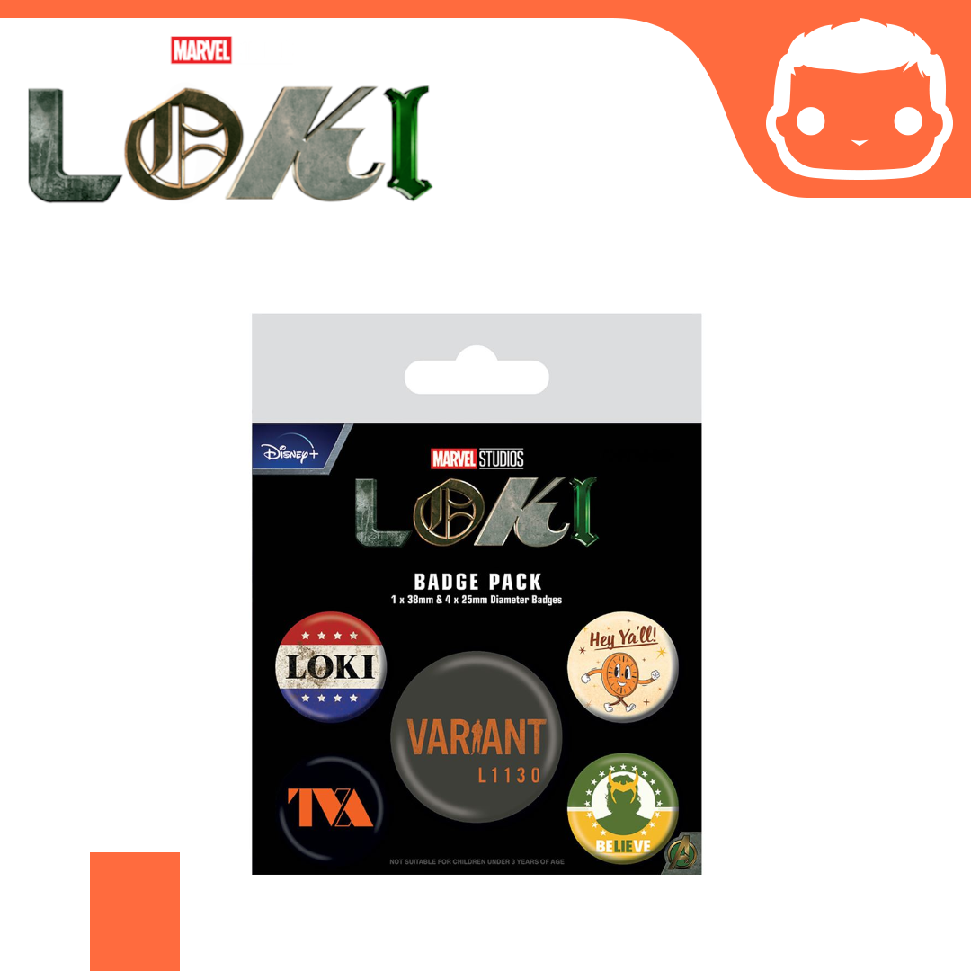 Badge Pack - Marvel Loki (TVA) – Hull Pops Ltd